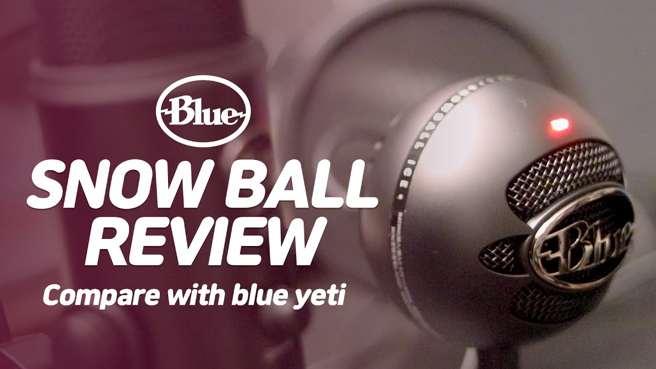 블루 스노우볼 아이스 가성비 블루투스 USB 콘덴서 마이크 리뷰/Blue snow ball review and compare ...