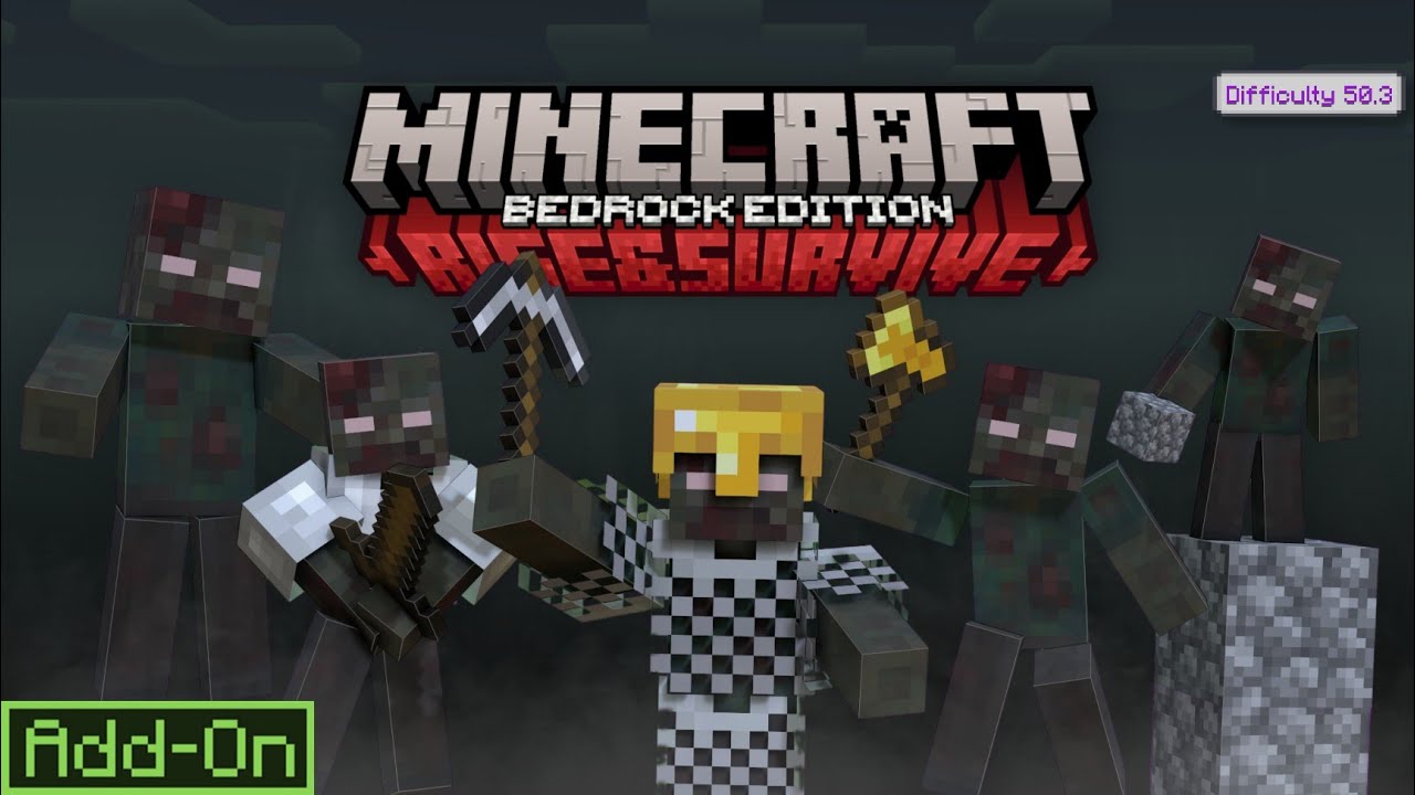 Rise and Survive - A Balanced Zombie Apocalypse Add-on For Minecraft ...