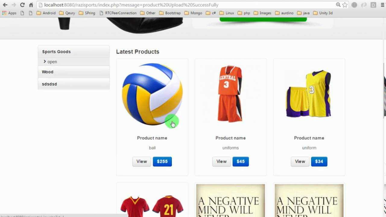 sports website in php demo - YouTube