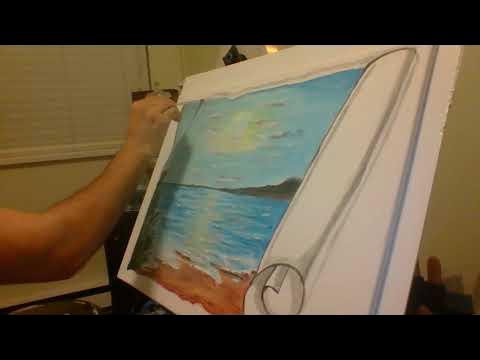 Drawing a landscape,in 3D . Desenhando uma Paisagem em 3D. - YouTube