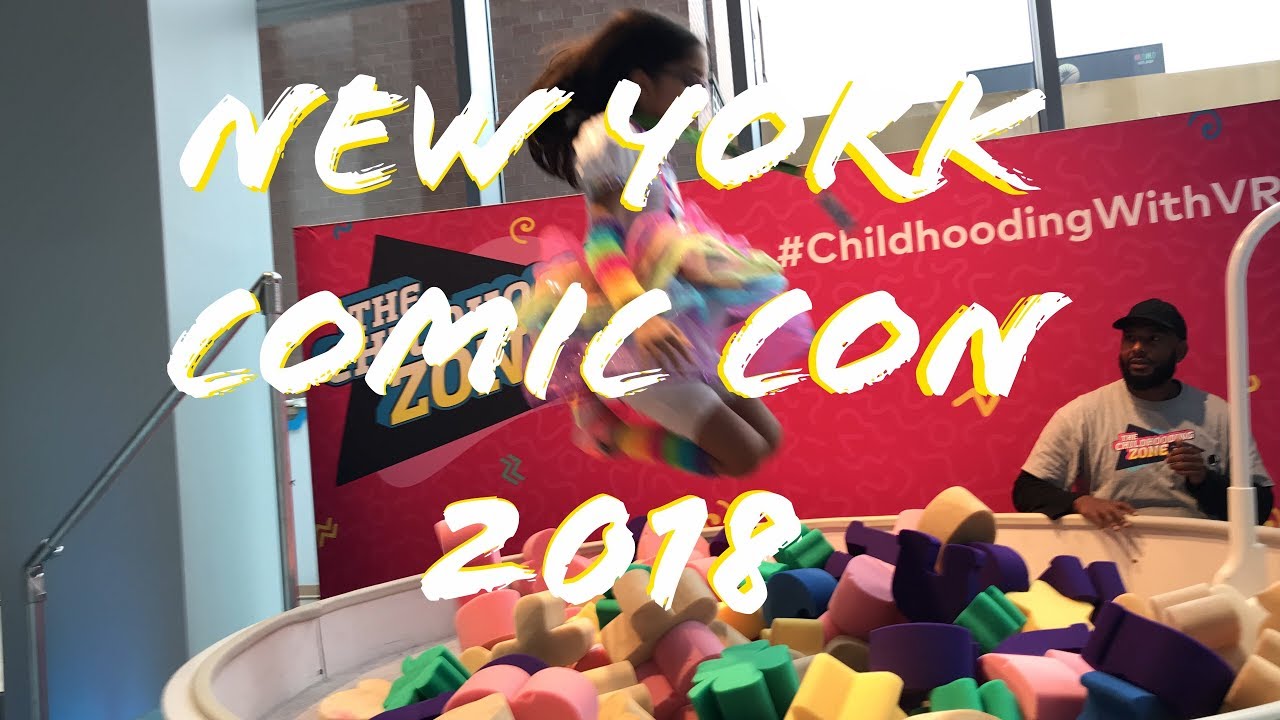 Vlog 31 New York Comic Con 2018 Day 2 and Badge Pick Up - YouTube