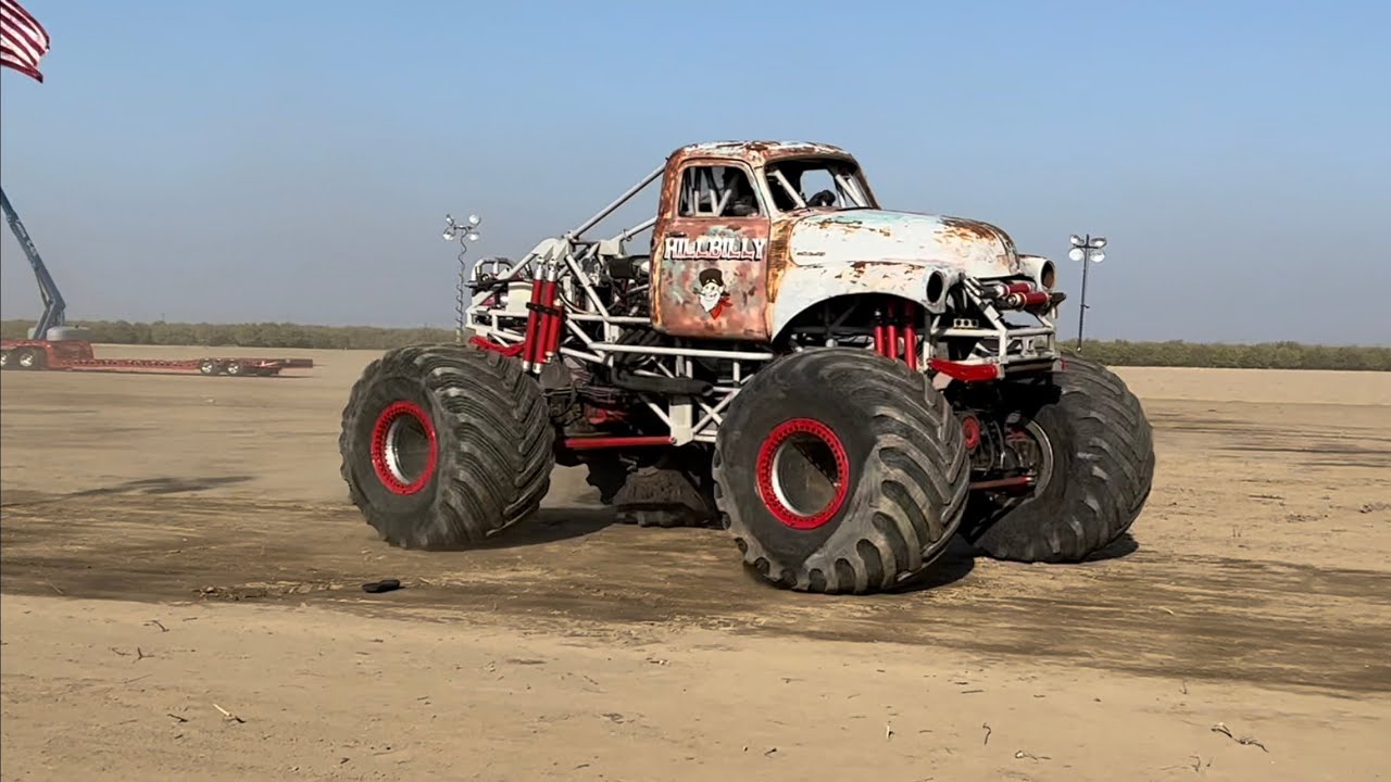 Hillbilly Monster Truck Highlights Tulare, CA Show 1 and 2 - YouTube