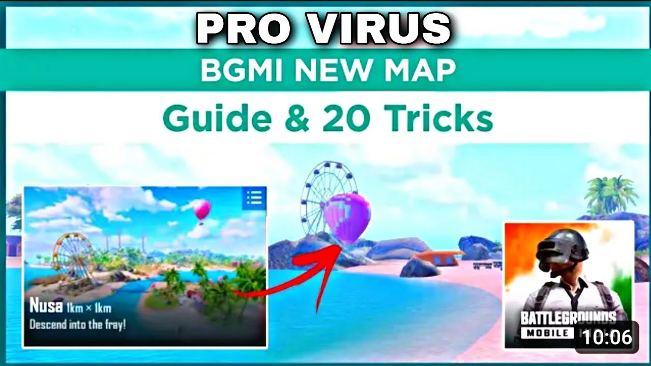 🙀 Bgmi Nusa map Guide & 20 tricks BGMI TIPS AND TRICKS || @PRO VIRUS ...
