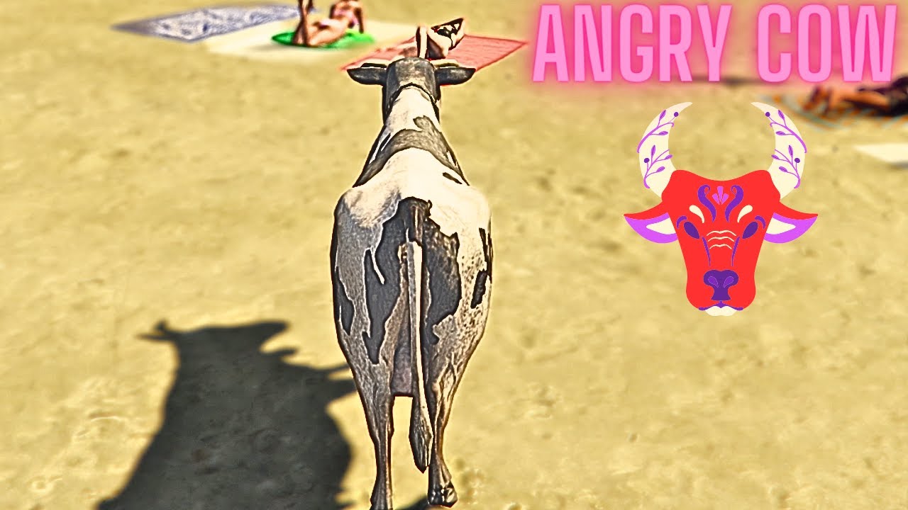 Being An angry cow in GTA 5 - YouTube