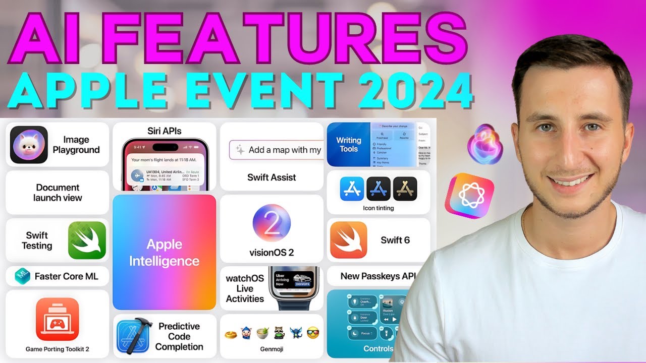 Recap of Apple Event '24: Coolest (AI) Features - YouTube