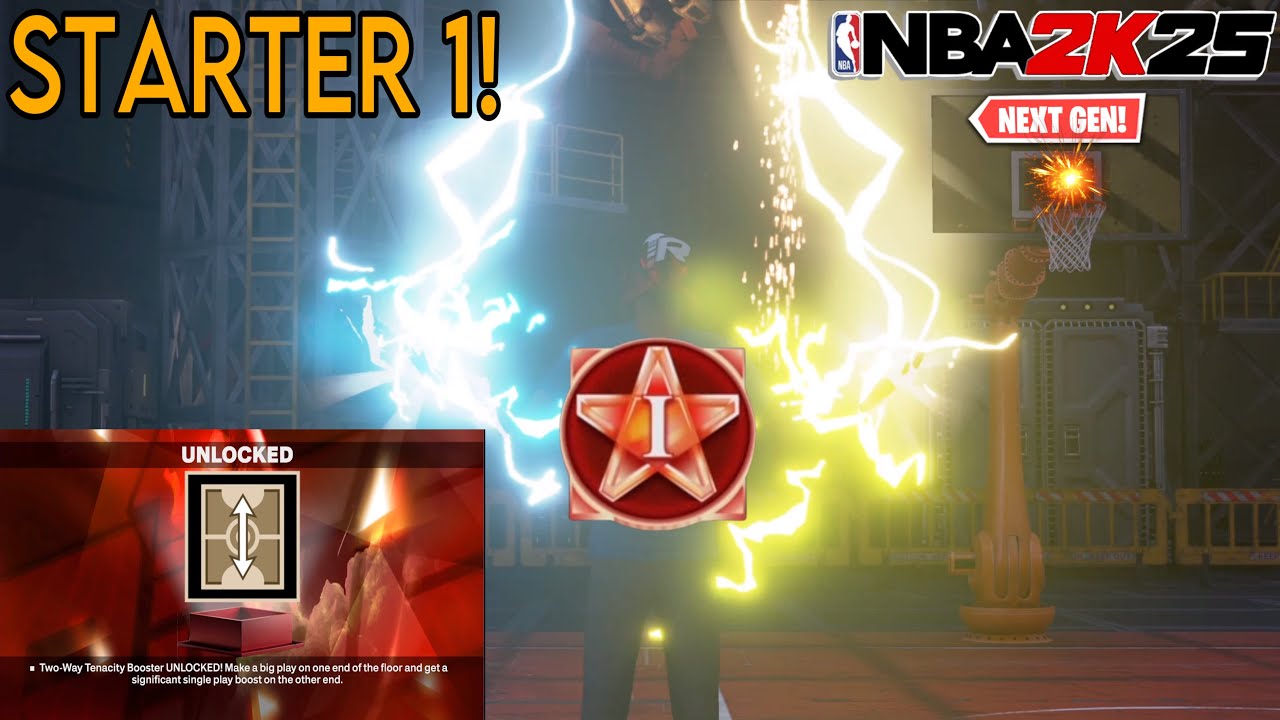 I HIT STARTER 1 REP and Unlocked the TWO-WAY TENACITY BOOSTER in NBA ...