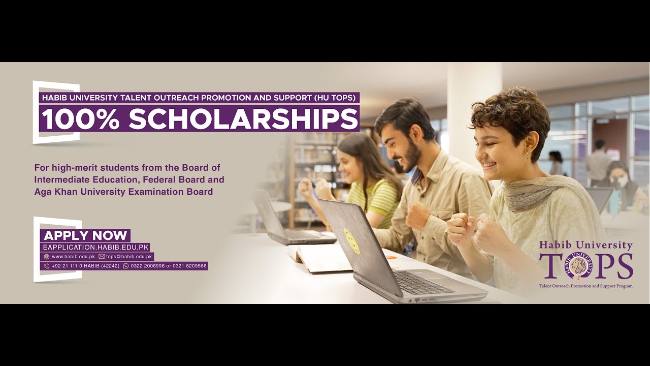 How to apply for Habib University’s Talent Outreach, Promotion and ...