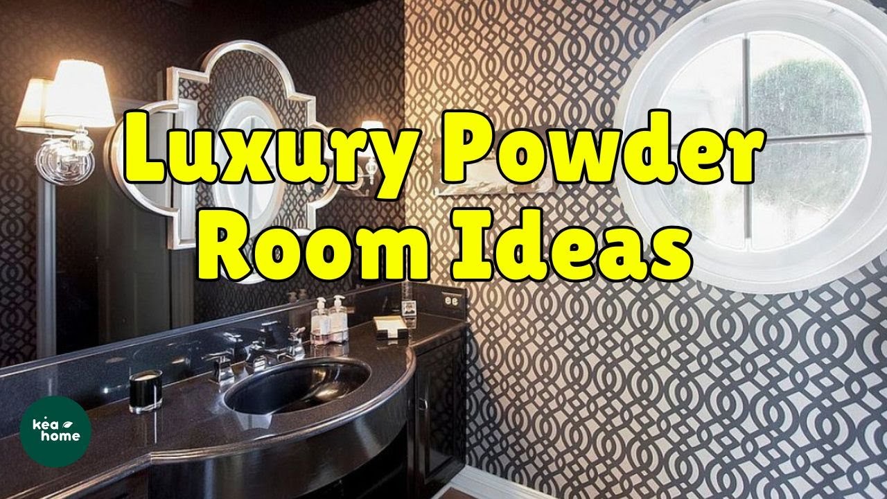 Luxury Powder Room Vanities For Every Style Bold And Beautiful Small ...
