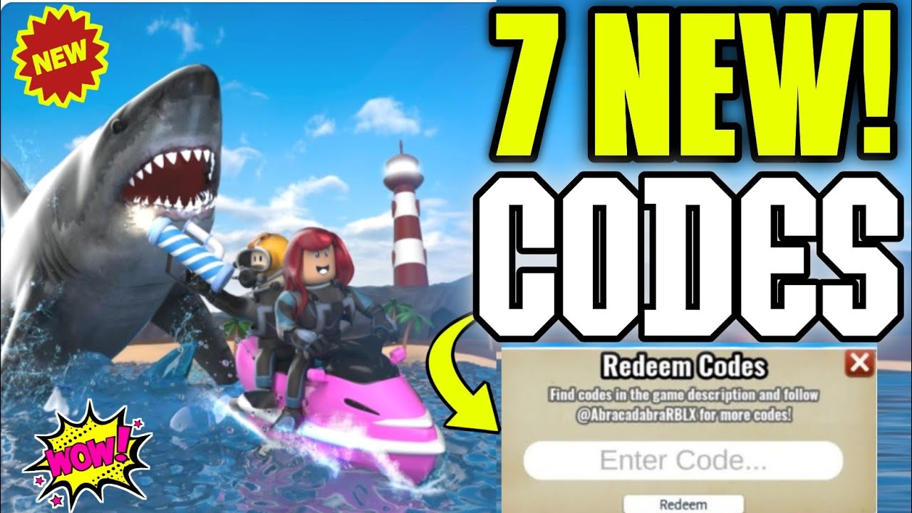 ⚠️NEW UPDATE!⚡CODES⚠️ - SHARKBITE 2 CODES AUGUST 2025 - ROBLOX SHARKBITE 2 CODES - YouTube