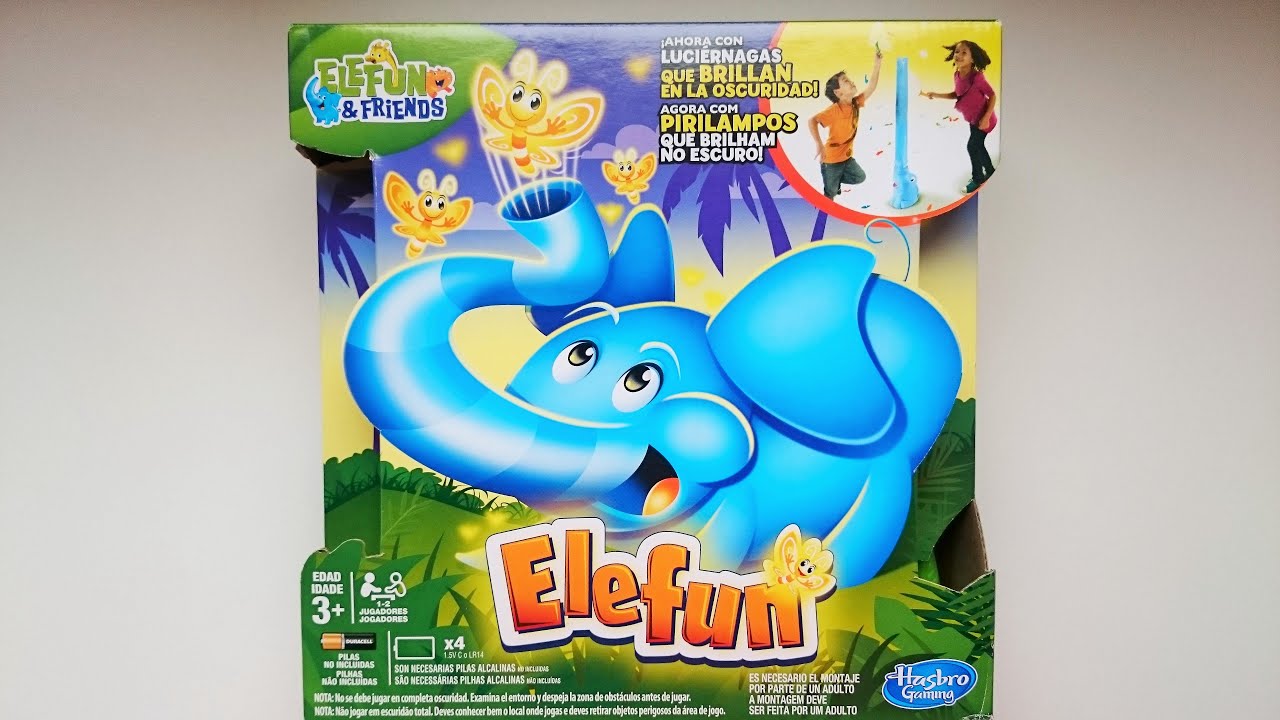Juego Elefun Hasbro - YouTube