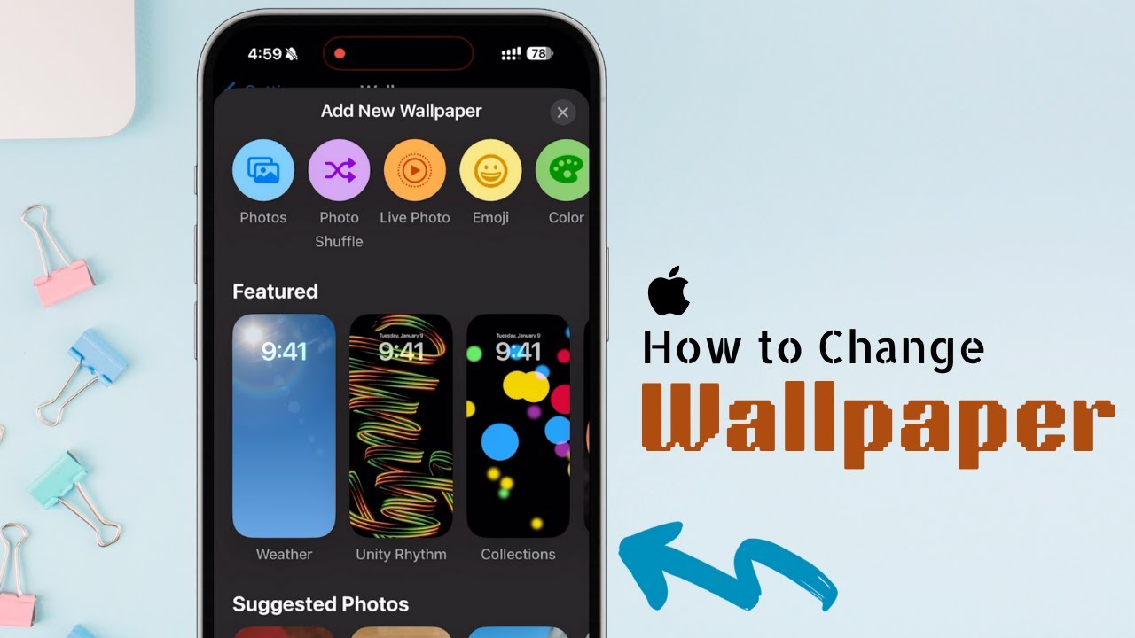 How to Change Wallpaper on iPhone - YouTube