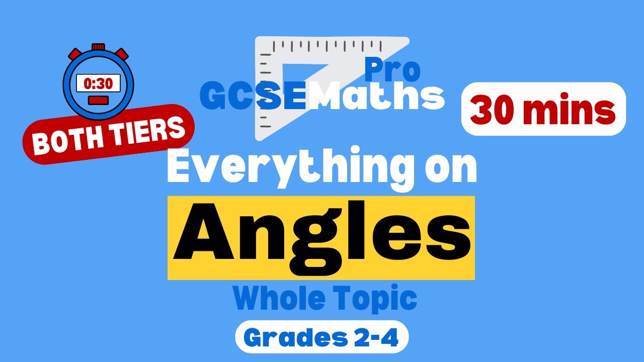 EVERYTHING ANGLES - FOUNDATION TIER in 30 minutes! | GCSE Maths Pro ...