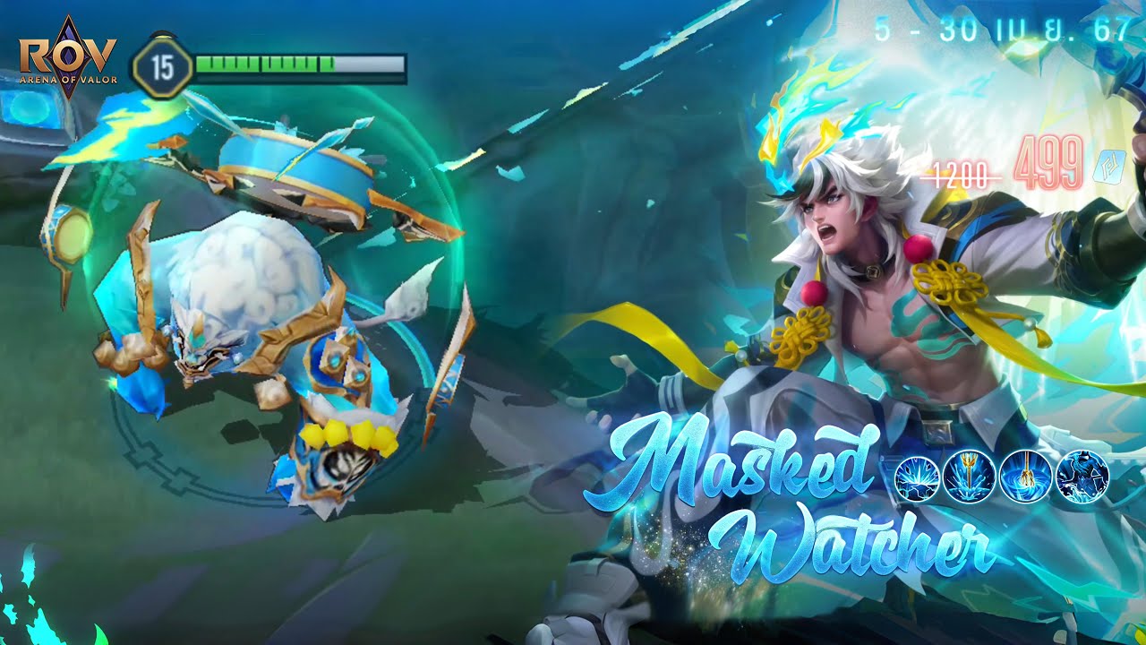 RoV : รีวิว SKIN Cresht | Masked Watcher กลายร่างเป็นสัตว์ยักษ์!4K ...