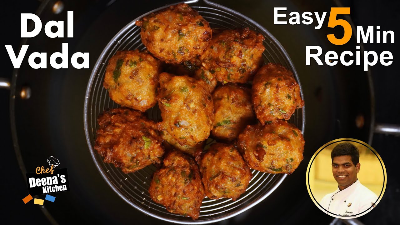 பாசிப்பருப்பு வடை செய்யலாமா? Dal Vada Recipe in Tamil | Snack Recipe ...