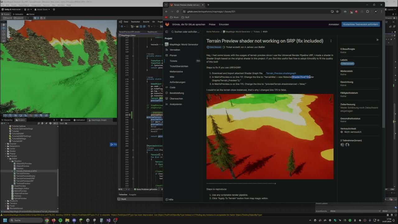 MapMagic 2 - Shader Error FIX - Unity 6 URP - YouTube