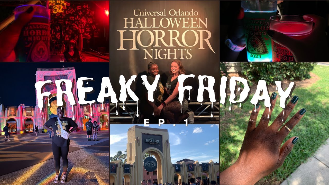 FREAKY FRIDAY| Ep. 1 - New fall nails, GRWM, HHN - YouTube