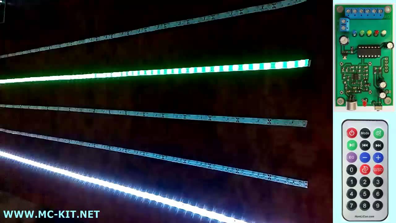 Low cost automatic color organ with HomLiCon LCH5 - 5 Channel PWM ...