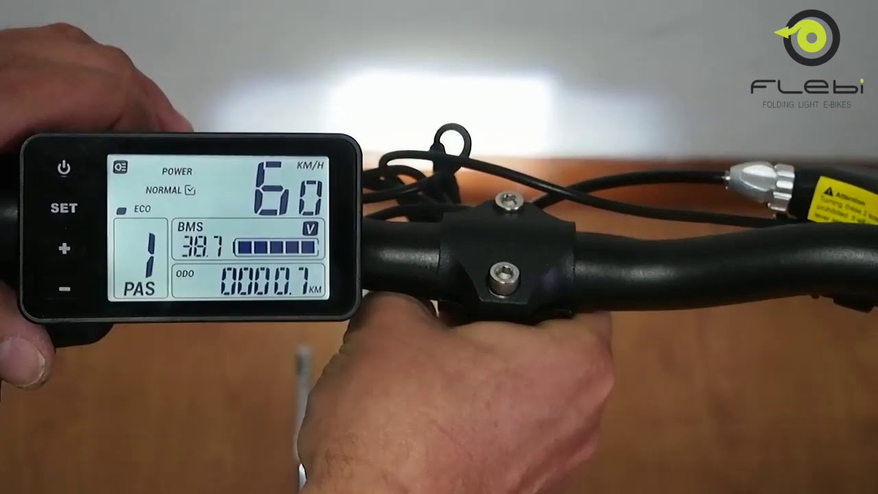 Flebi Supra 3.0: Funcionamiento del display C500B - YouTube