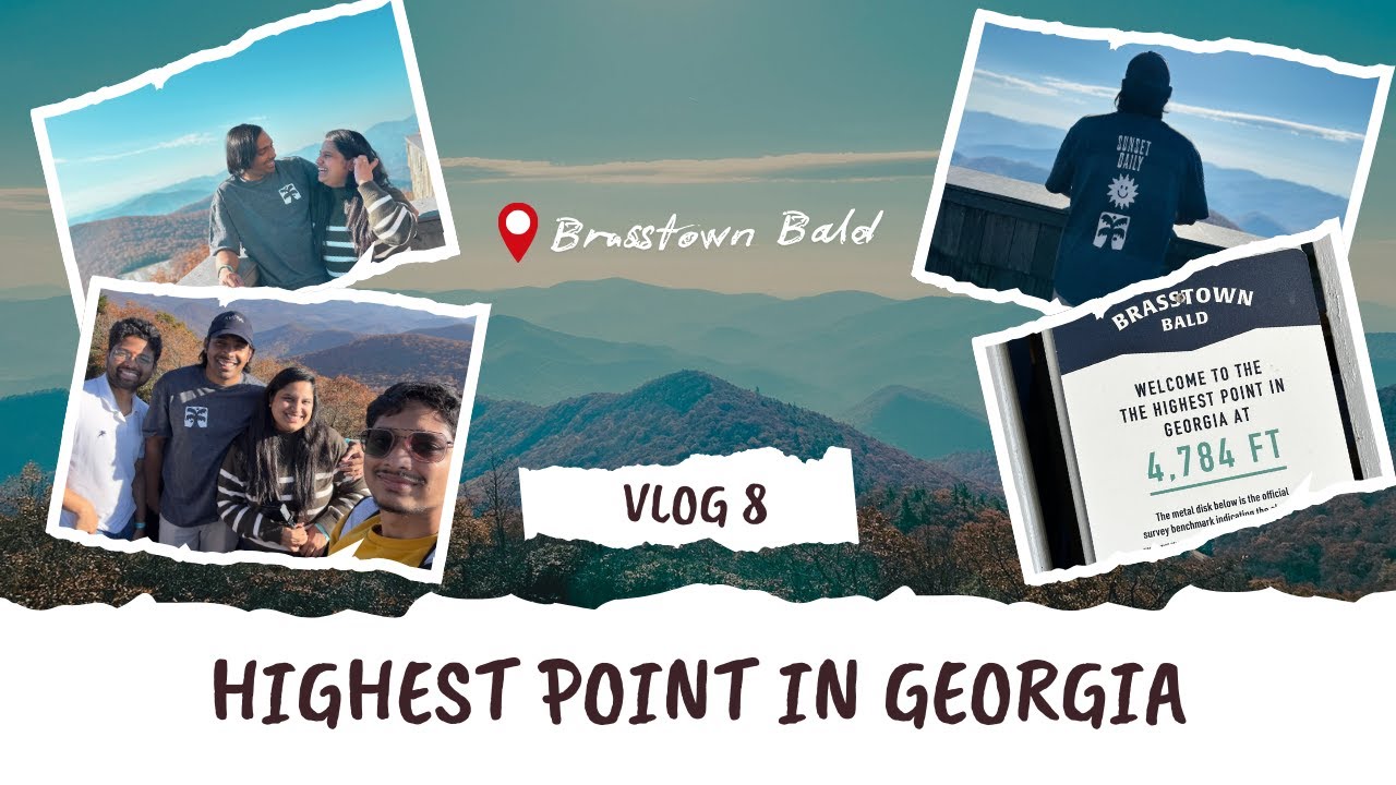 We Went To The Highest Point in Georgia | Brasstown Bald | Fall Colors ...