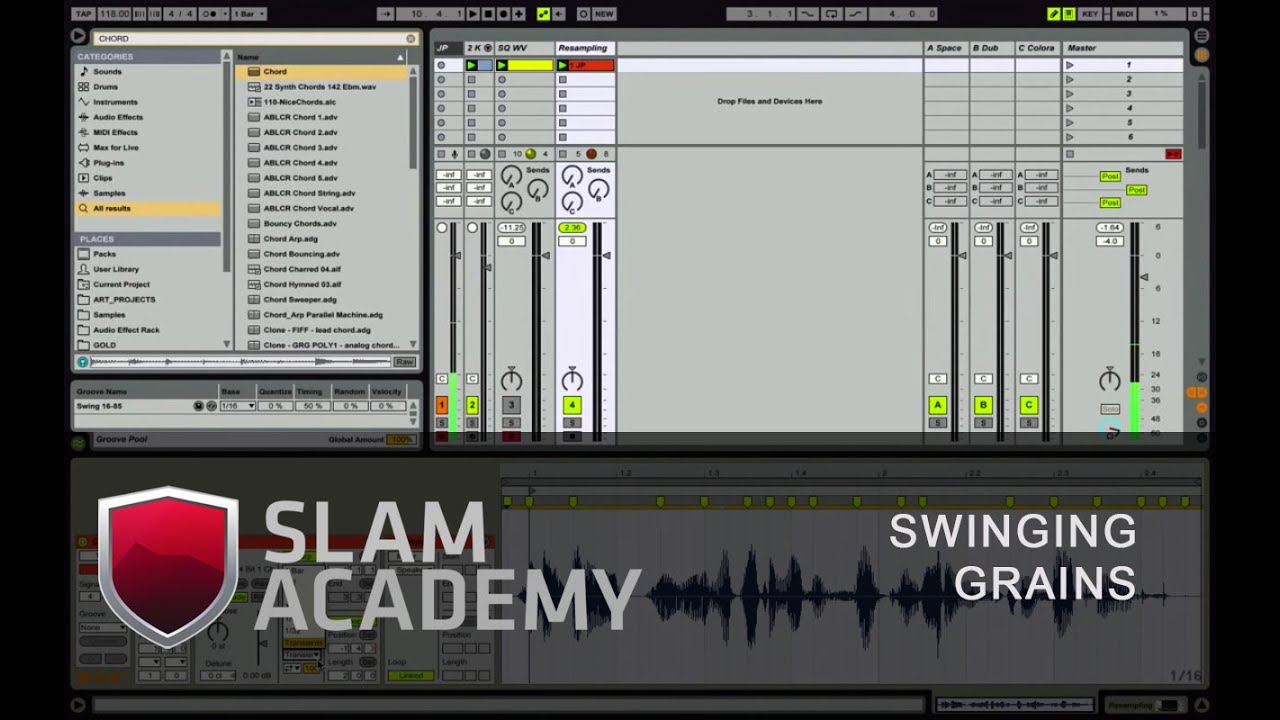 Ableton Live Tutorial: Vocoder Tricks - Swinging Grains - YouTube