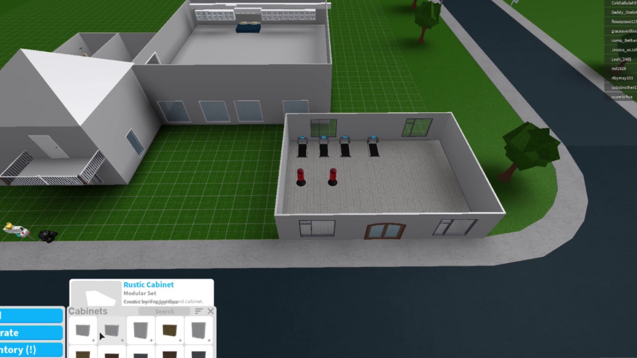 Roblox:Bloxburg building a gym #1 - YouTube