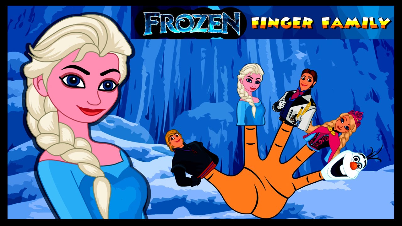 Finger Family Frozen Finger Family Nursery Rhyme Kids Animation Rhymes ...