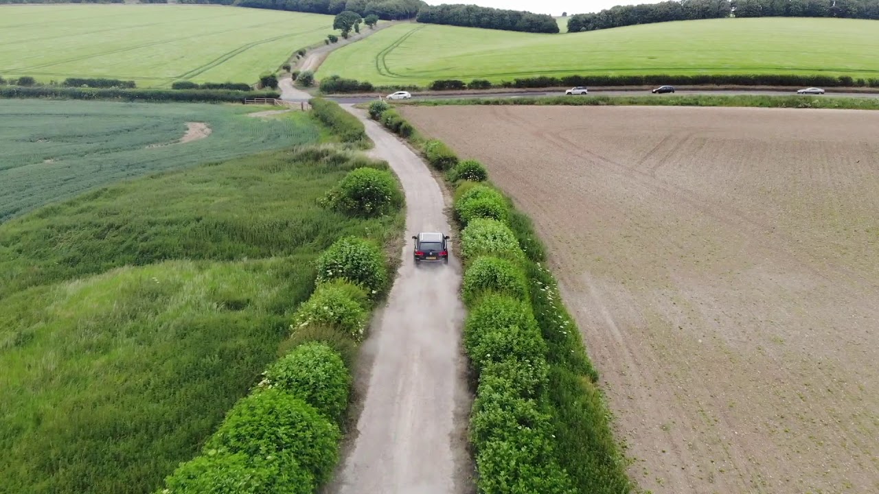Mavic Air following VW Touareg testing Active Track features - YouTube