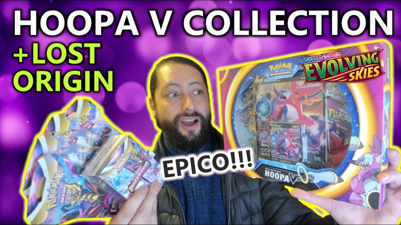 Hoopa V Collection + 🤞Booster Lost Origin🤞 - YouTube