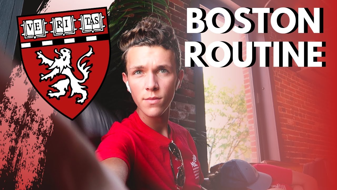 DAILY ROUTINE | Workout | Harvard | Boston Vlog 🏛🏙 - YouTube