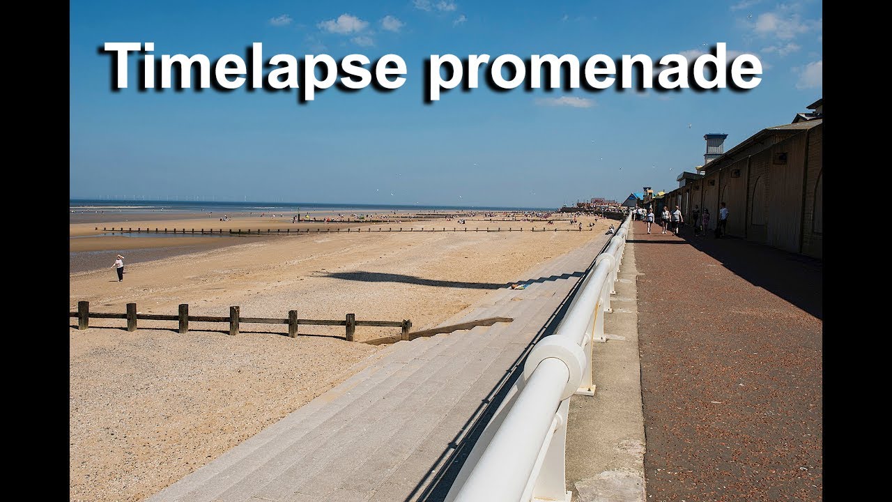 Timelapse of promenade and incoming tide Rhyl Wales 2018 - YouTube