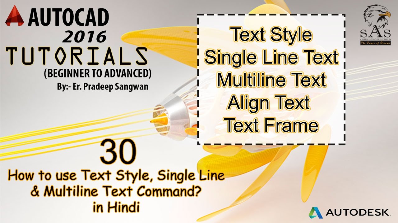 Autocad 2016 30 How To Use Text Text Style Single Line Multiline Autocad 2016 30 How To Use Text Text Style Single Line Multiline
