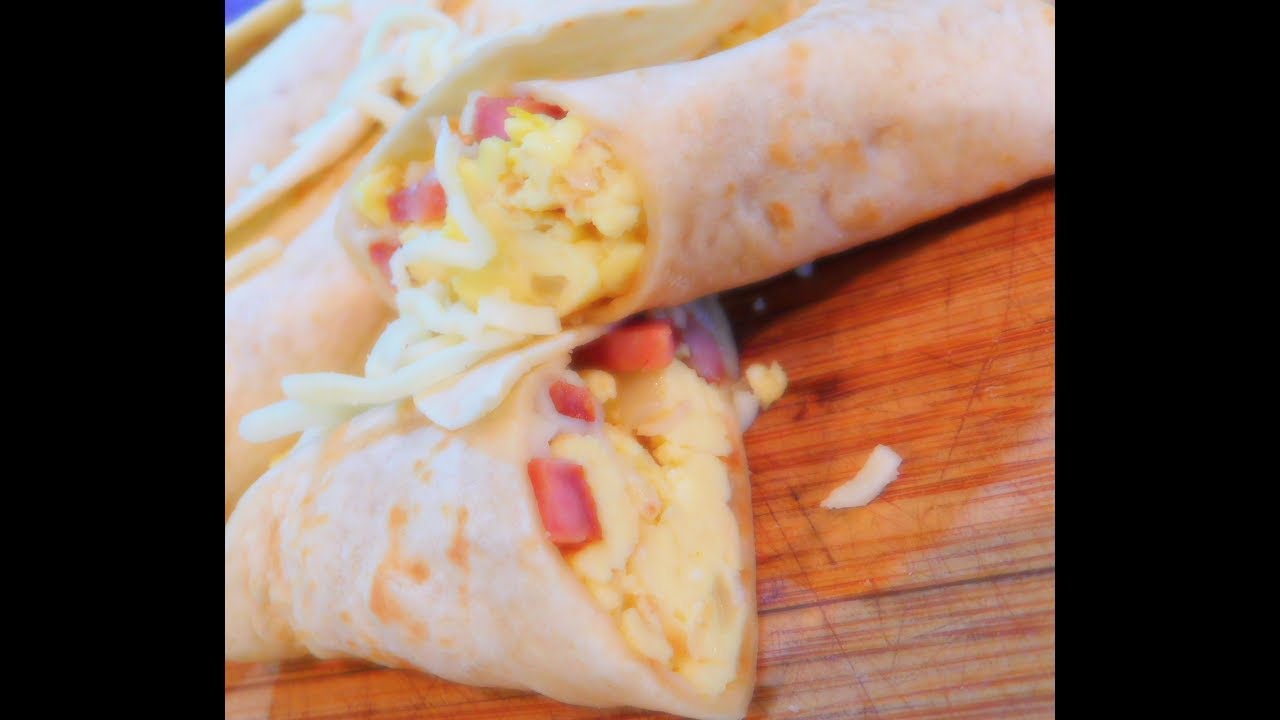 Burritos de Revoltillo de Huevo, con Jamonilla - YouTube