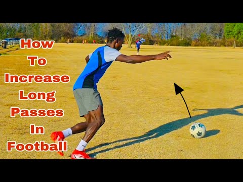 How to increase long ball passes in football - YouTube