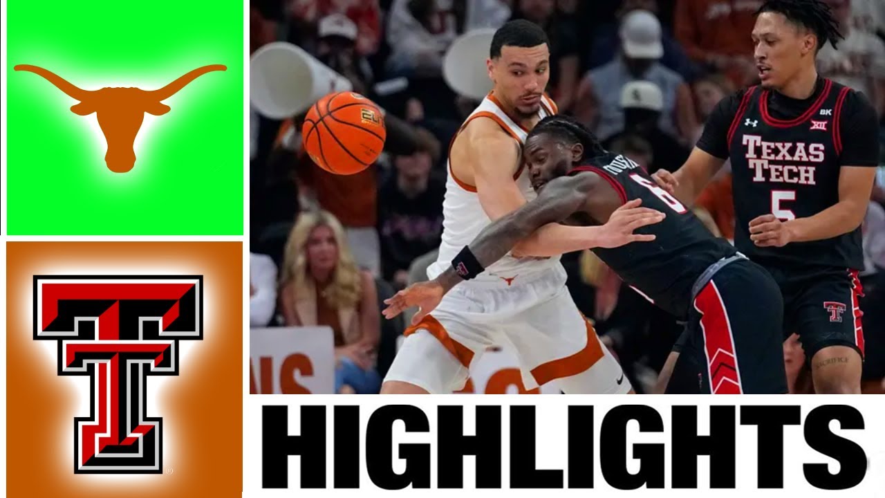 #20 Texas vs Texas Tech Highlights | NCAA Men's Basketball | 2024 ...
