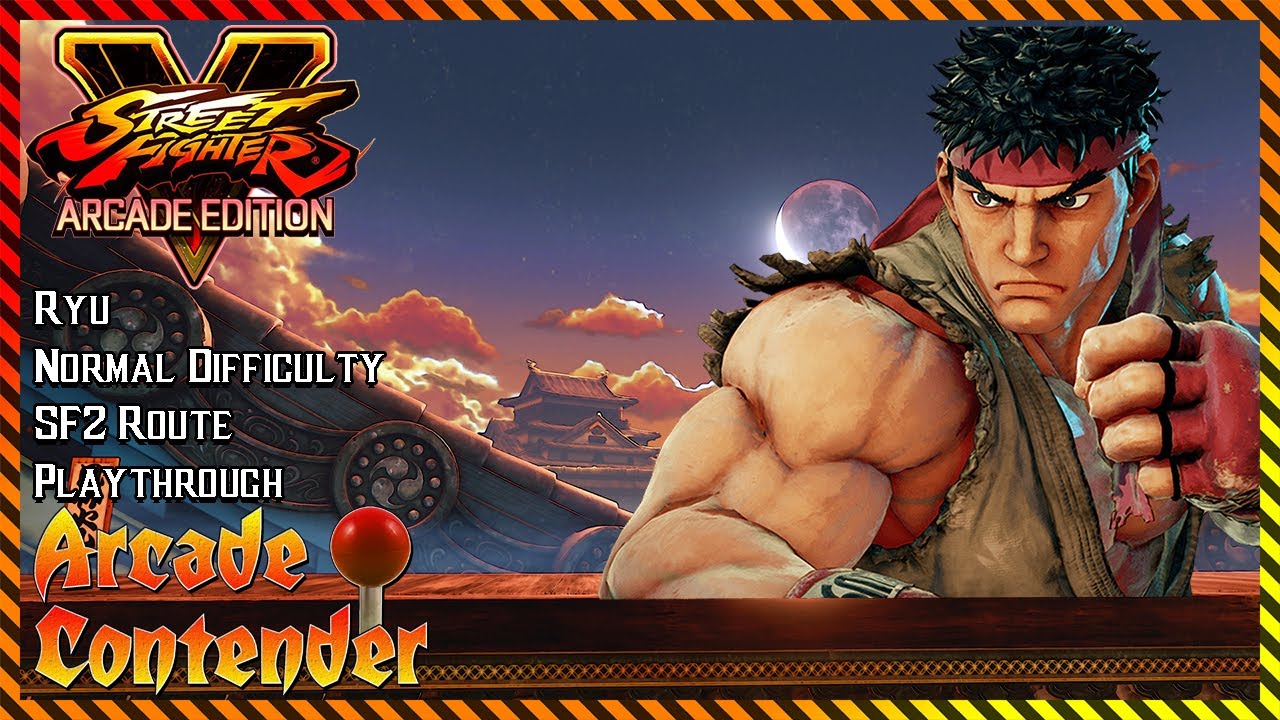 Street Fighter V | Ryu Normal SF2 Route Playthrough | Arcade Contender ...