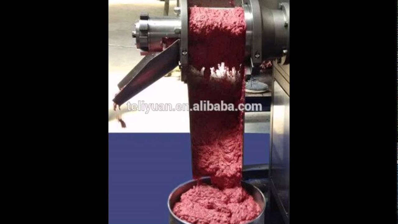 high technology chicken meat separator - YouTube