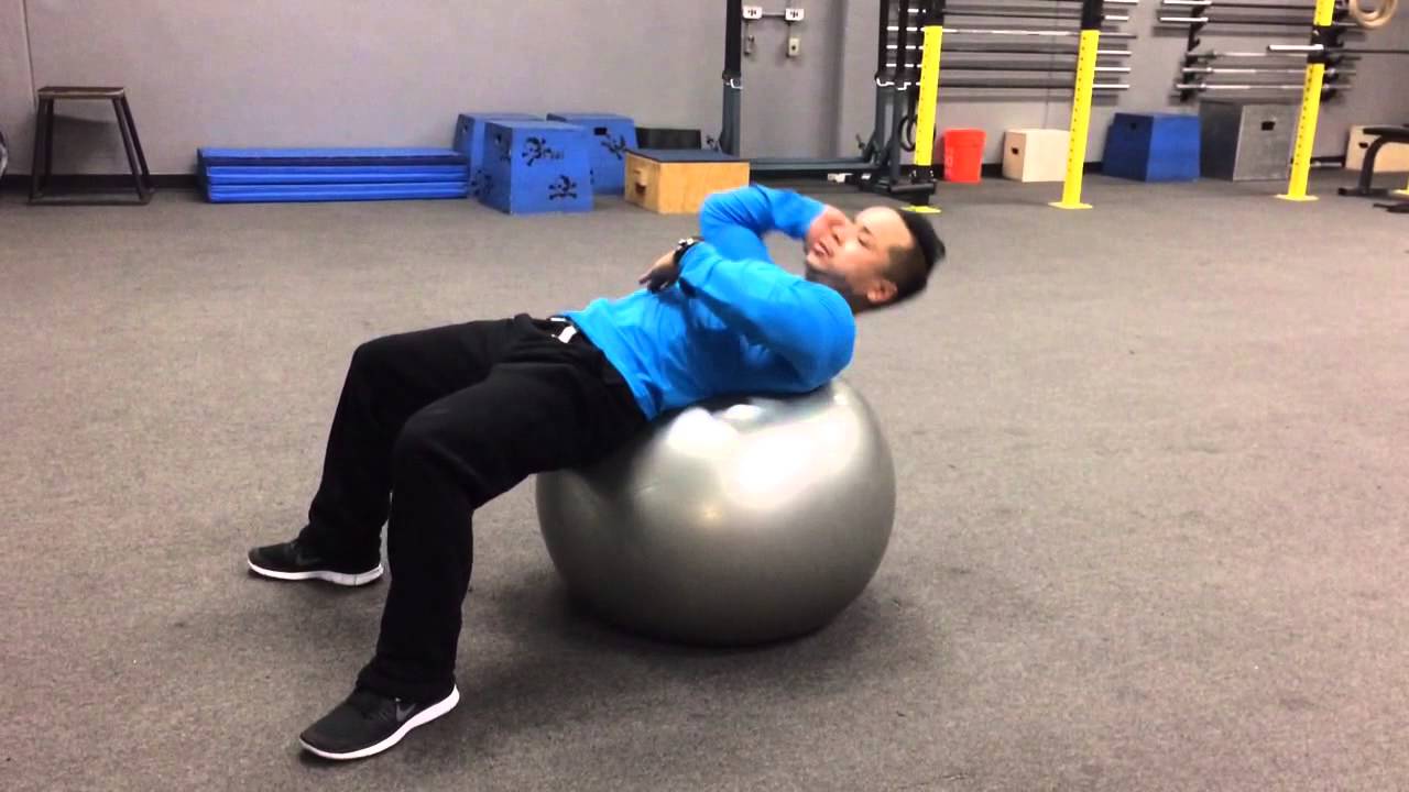 Abs - Oblique Crunches on SB - YouTube