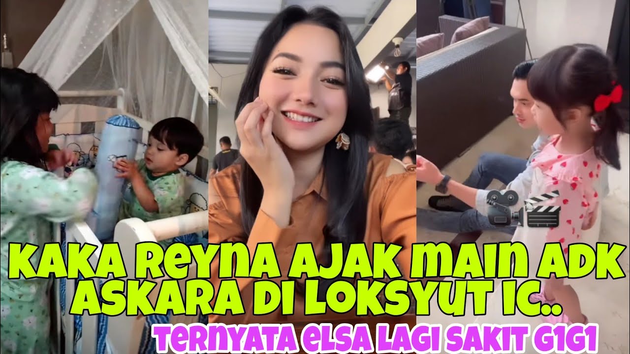 serunya kaka reyna main bareng dede askara di loksyut ikatan cinta ...