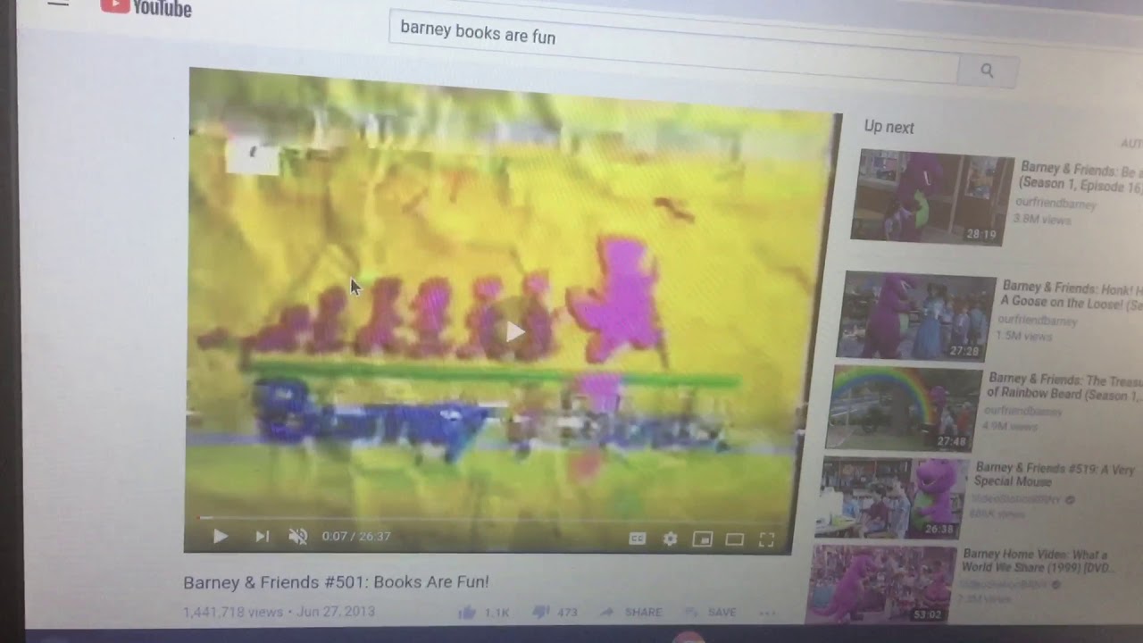 Barney books are fun intro byg version - YouTube