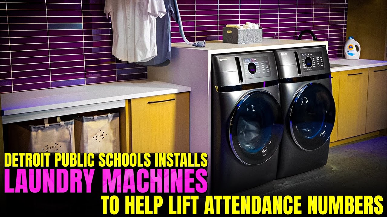 Detroit public schools installs laundry machines to help lift ...