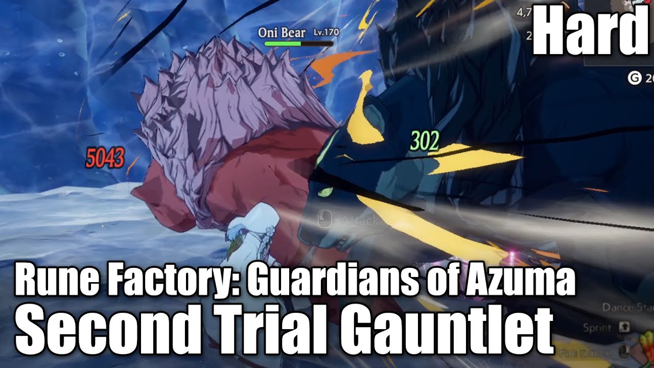 The Second Trial Gauntlet - Rune Factory: Guardians of Azuma (Hard ...