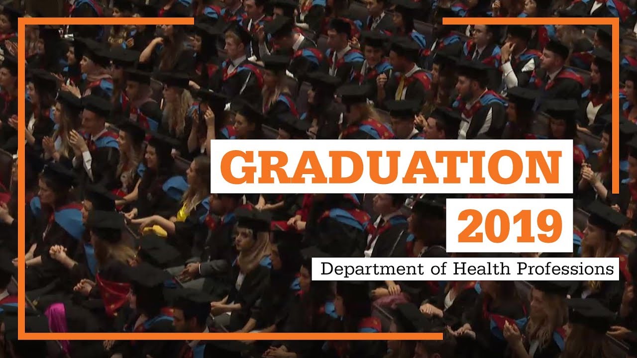 Graduation 2019: Department of Health Professions - YouTube