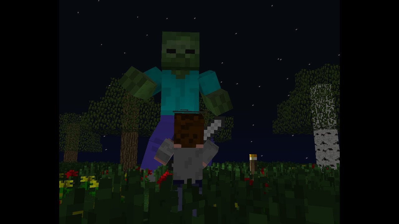 steve vs zombie .... (minecraft animation ) - YouTube