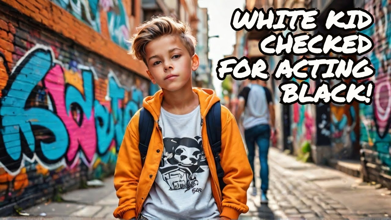 White kid checked for acting black! - YouTube