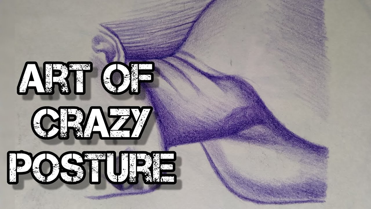 Posture revealed your real identity/Pencil drawing female figure ...