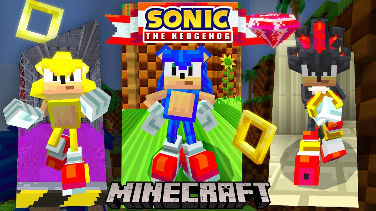 Comprei o Addon do Sonic para Minecraft PE (Bedrock) - YouTube
