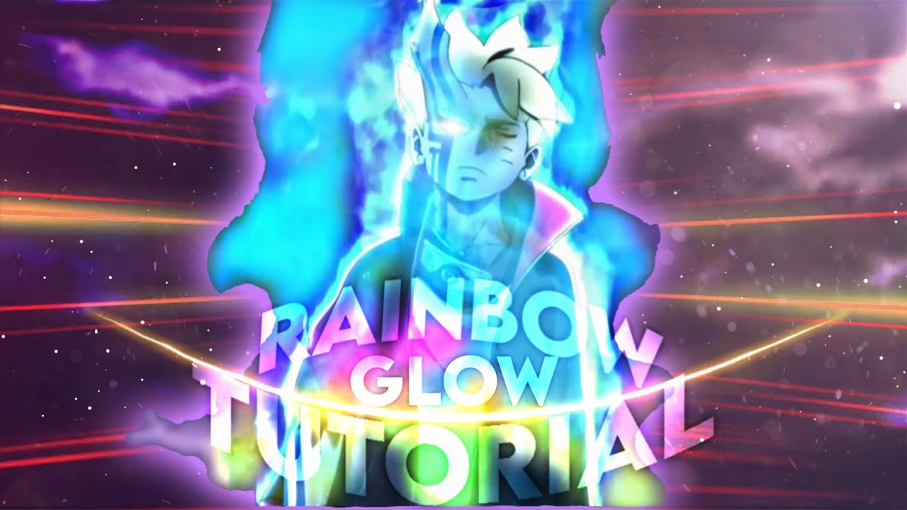 Tutorial Rainbow Glow - simple edits [Alight Motion] - YouTube