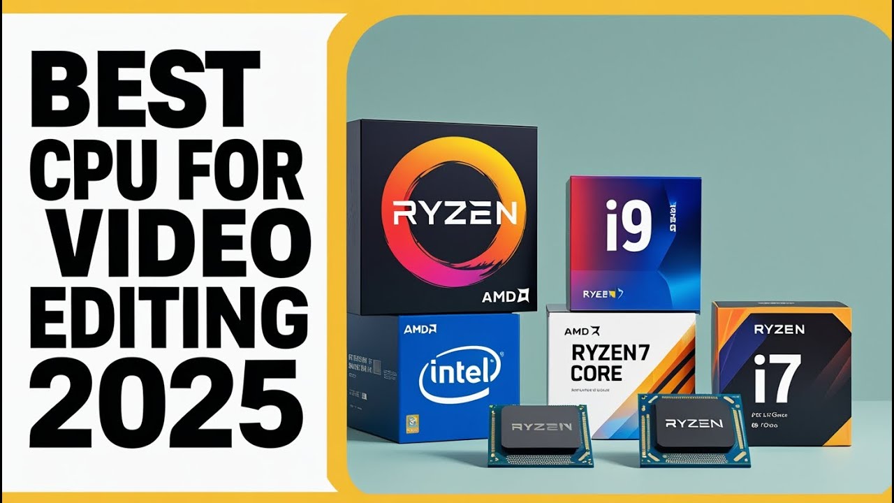 Best CPU for Video Editing in 2025 - BEST CPU for Video Editing You Con ...