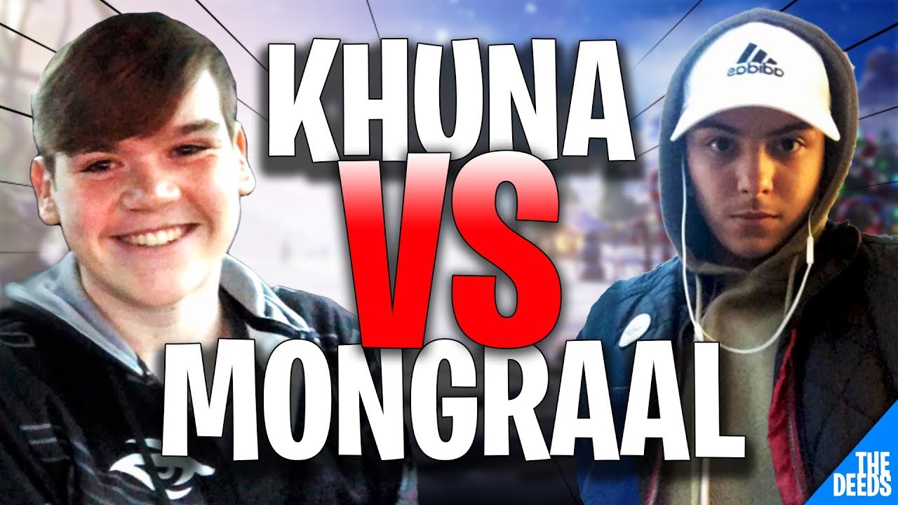 Secret Mongraal 1 VS 1 Atlantis Khuna | Creative 1v1 Controller Build ...