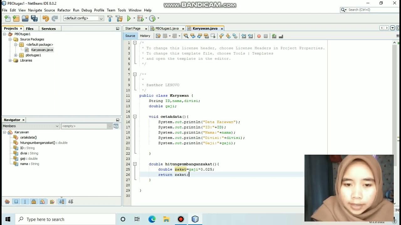 Contoh Program Inheritance - YouTube